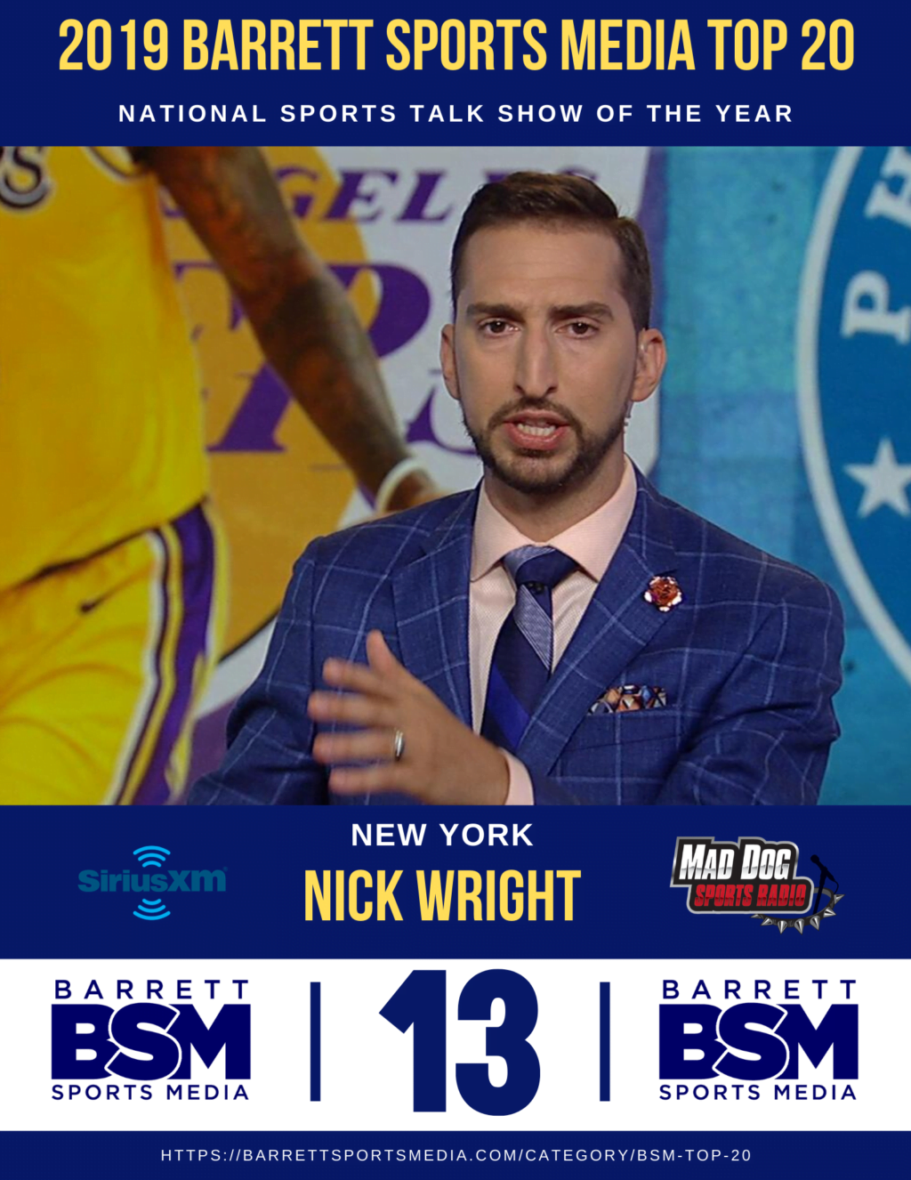BSM's Top 20 National Sports Talk Shows of 2019 - Barrett Media
