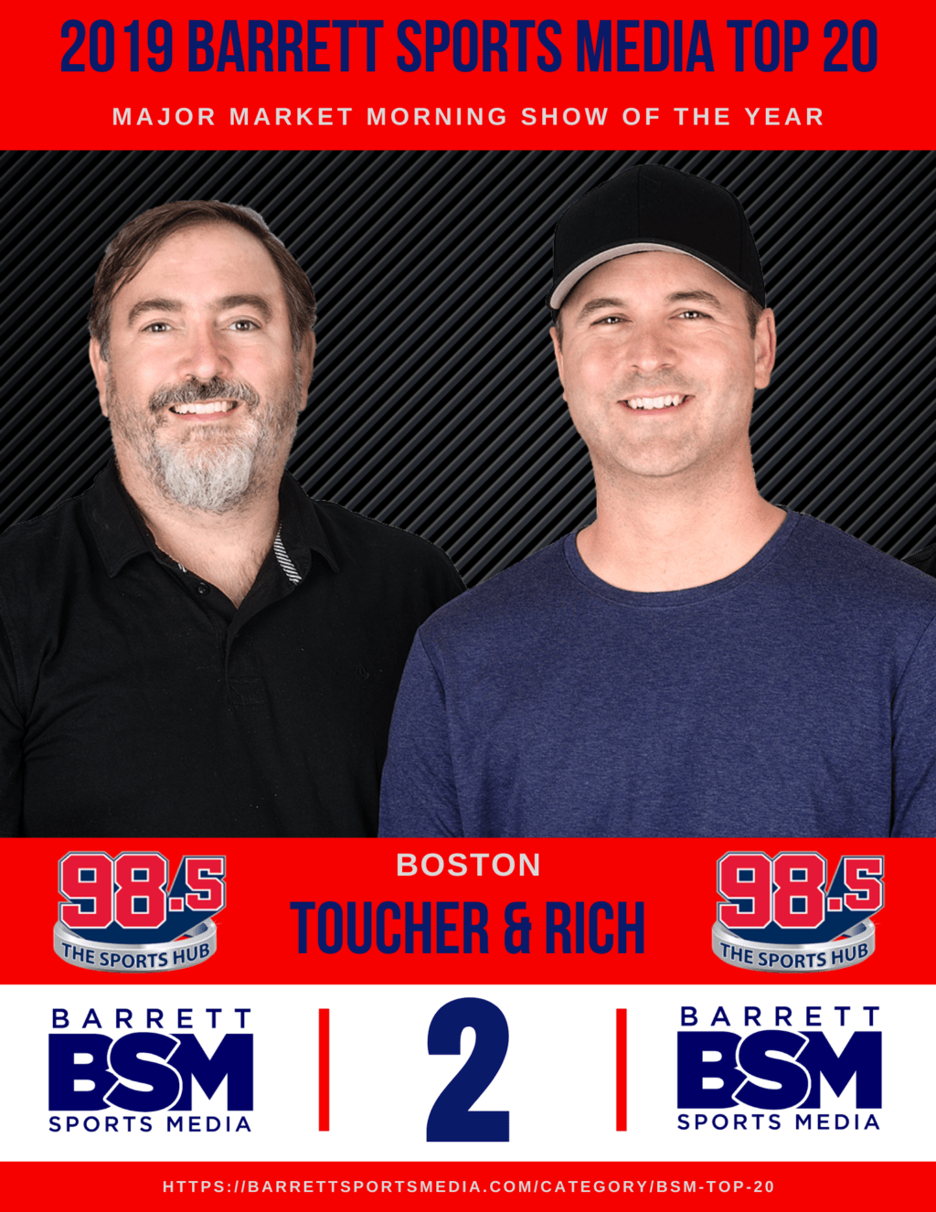 BSM's Top 20 Major Market Local Sports Radio Morning Shows of 2019 ...
