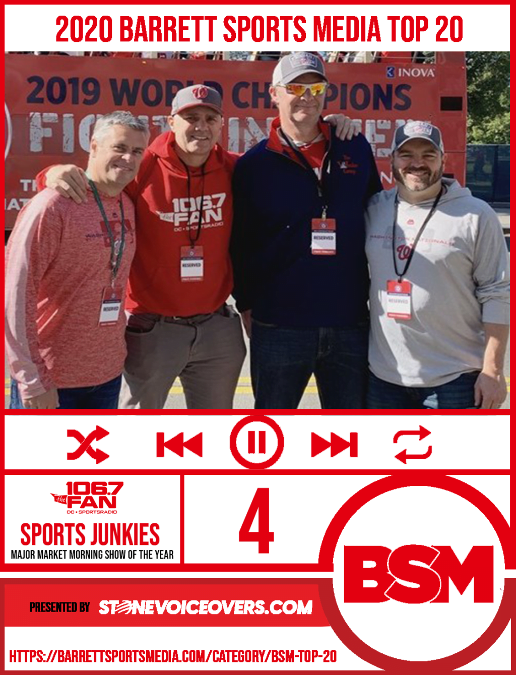 Barrett Sports Media's Top 20 Major Market Sports Radio Morning Shows ...