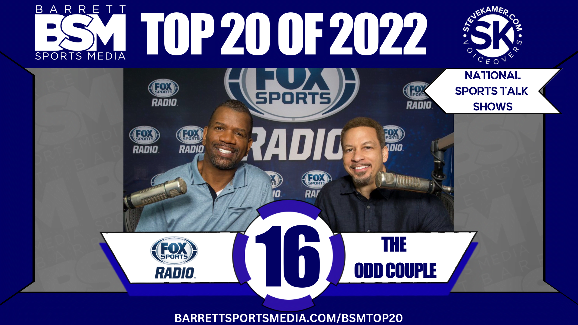 Barrett Sports Media’s Top 20 National Sports Radio Shows of 2022 ...
