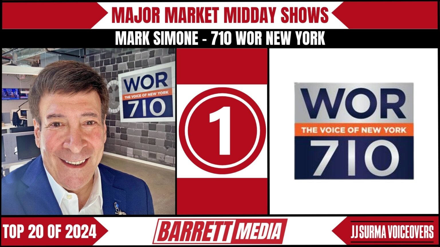 Barrett News Media Top 20 of 2024 – Major Market News/Talk Radio Midday ...