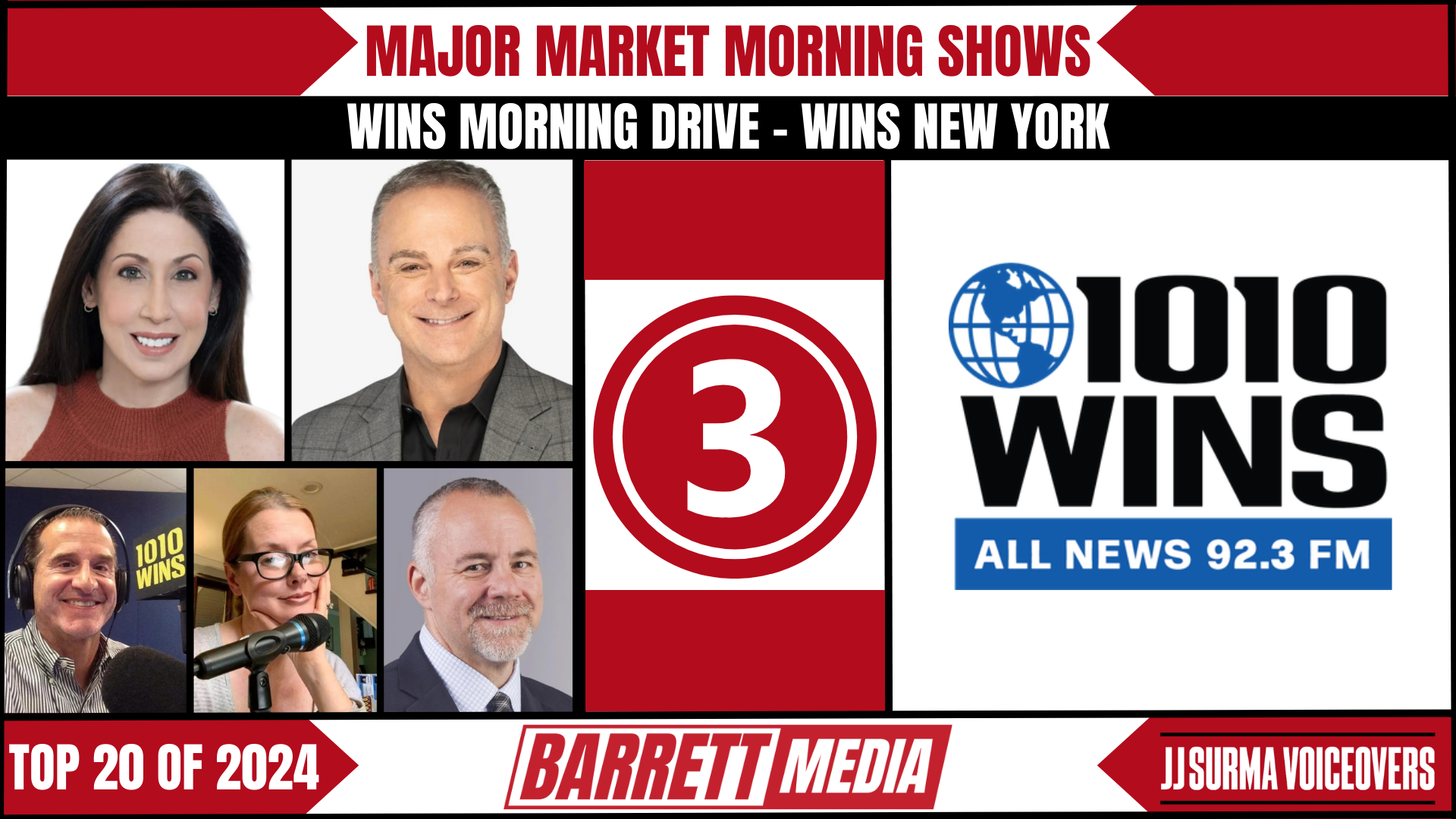Barrett News Media Top 20 of 2024 - Major Market News/Talk Radio ...