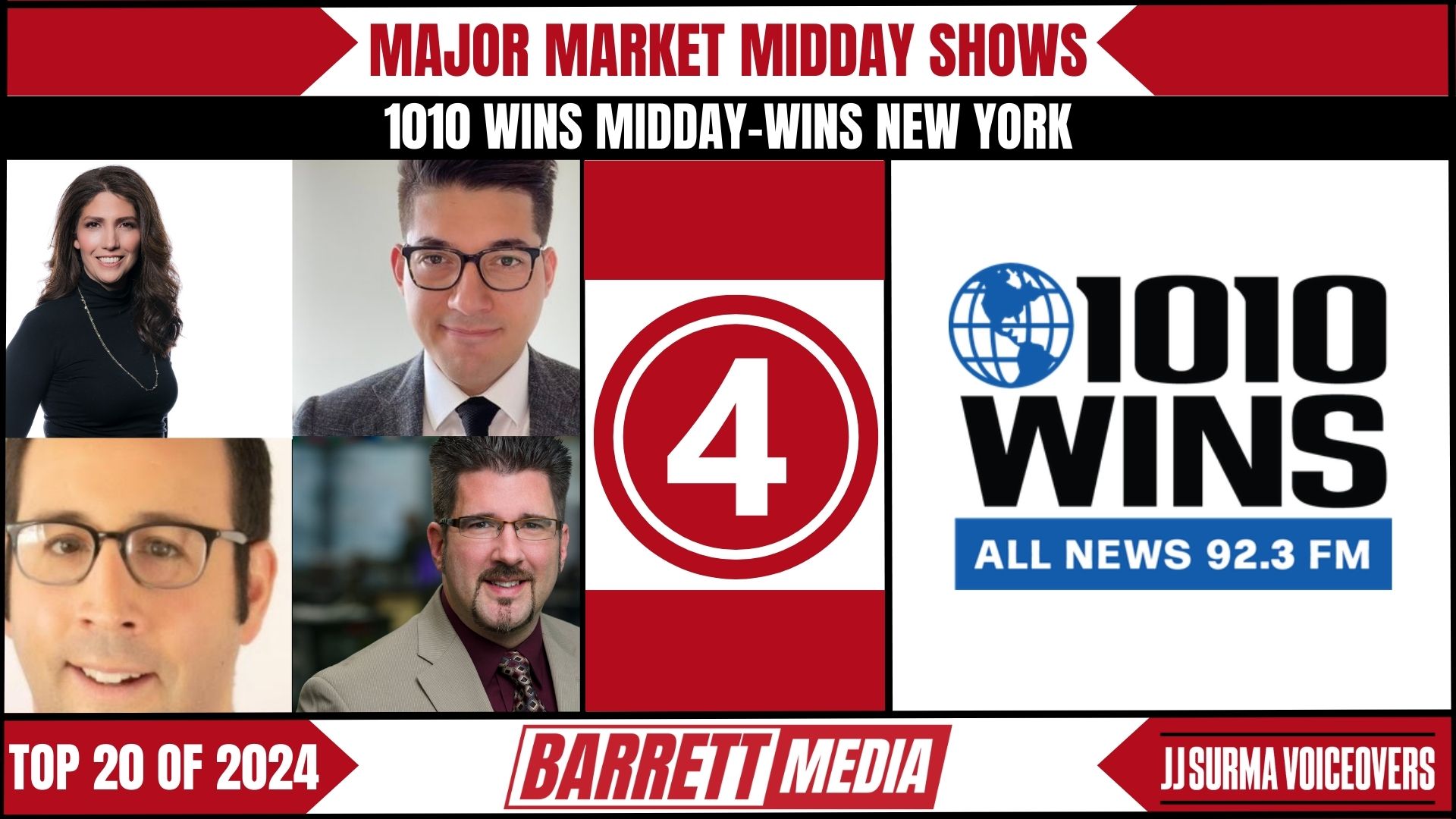 Barrett News Media Top 20 of 2024 – Major Market News/Talk Radio Midday ...