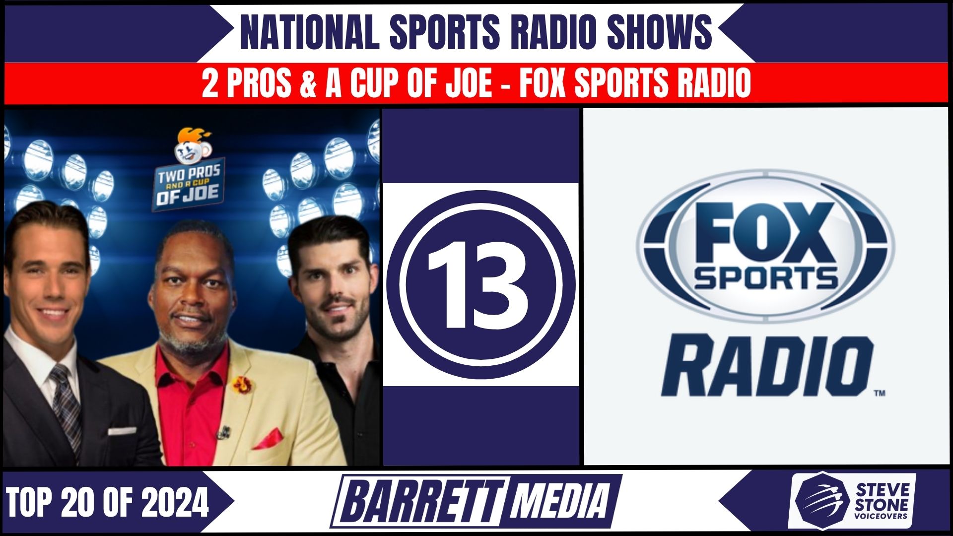 Barrett Sports Media Top 20 of 2024 – National Sports Radio Shows ...