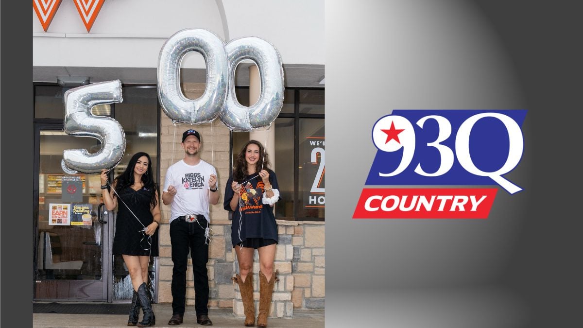 93Q Houston's Riggs, Katelyn & Erica Mark 500 Shows - Barrett Media