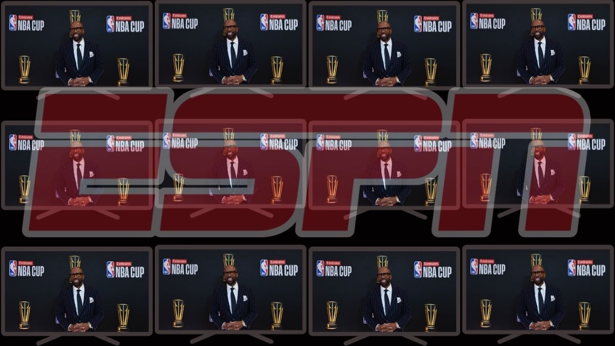 ESPN Kenny Smith (Canva, Courtesy: © Candice Ward-Imagn Images ...