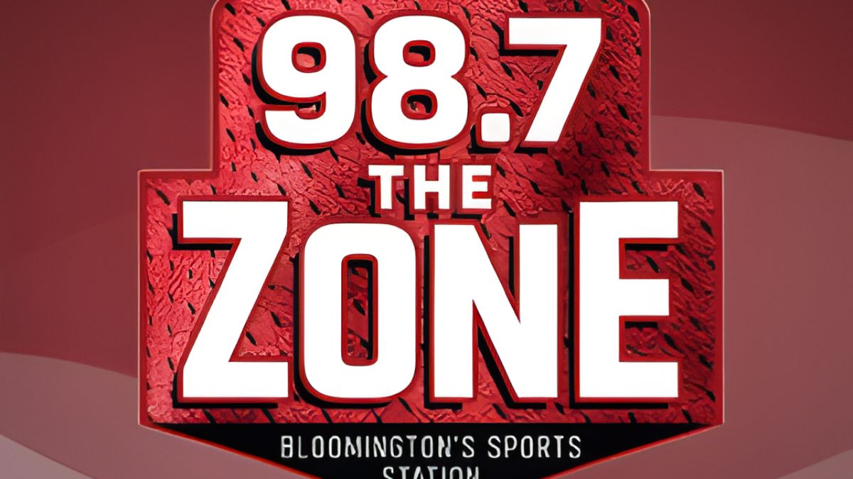 98.7 The Zone Bloomington Logo (Social Screenshot) - Barrett Media