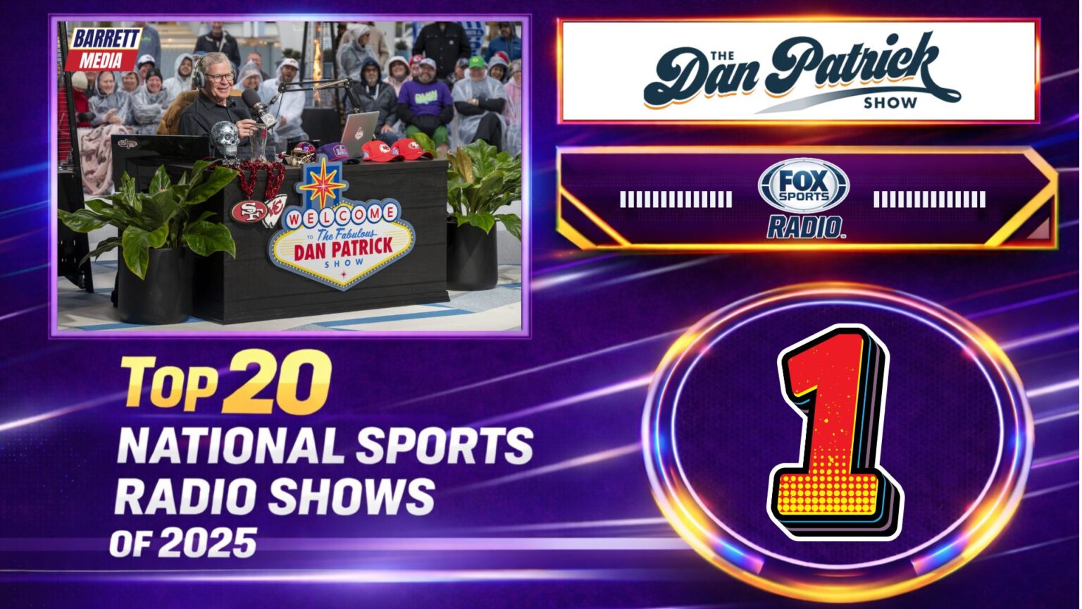 Barrett Media's Top 20 National Sports Radio Shows of 2025 - Barrett Media