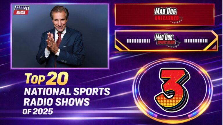 Barrett Media's Top 20 National Sports Radio Shows of 2025 - Barrett Media