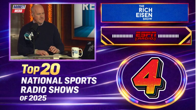 Barrett Media's Top 20 National Sports Radio Shows of 2025 - Barrett Media