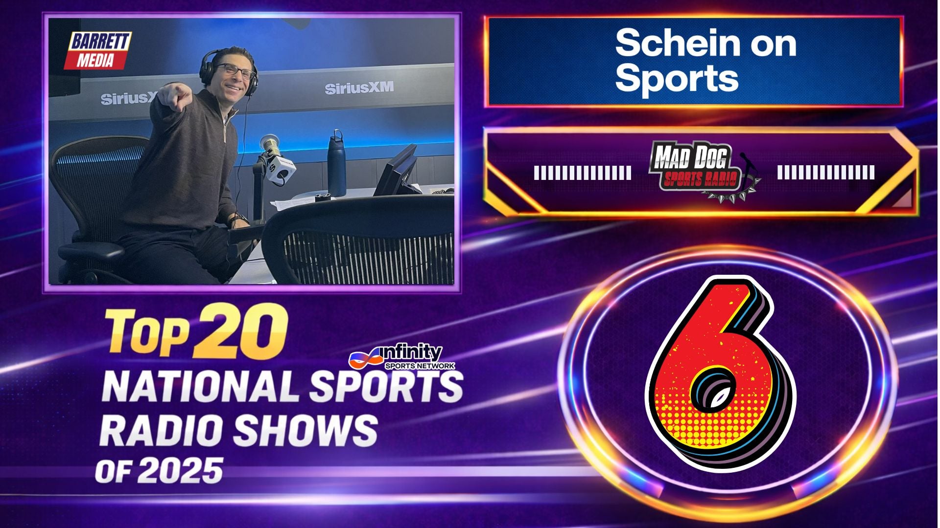 Barrett Media's Top 20 National Sports Radio Shows of 2025 - Barrett Media