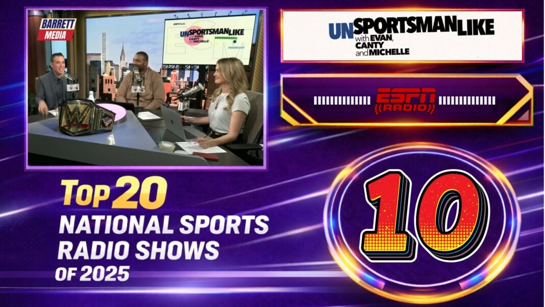 Barrett Media's Top 20 National Sports Radio Shows of 2025 - Barrett Media