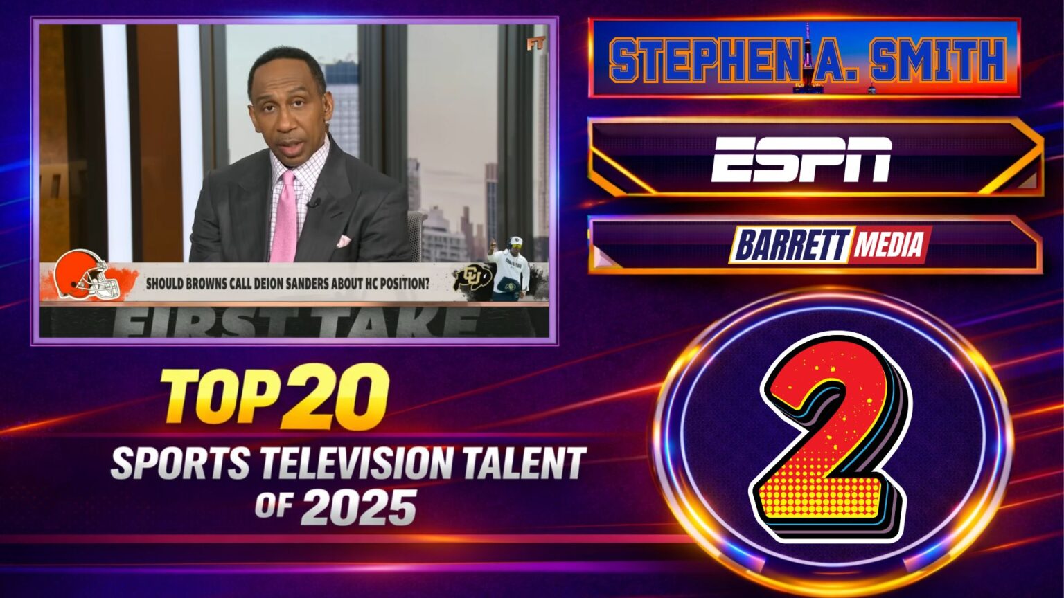 Barrett Media’s Top 20 Sports Television Talent of 2025 - Barrett Media