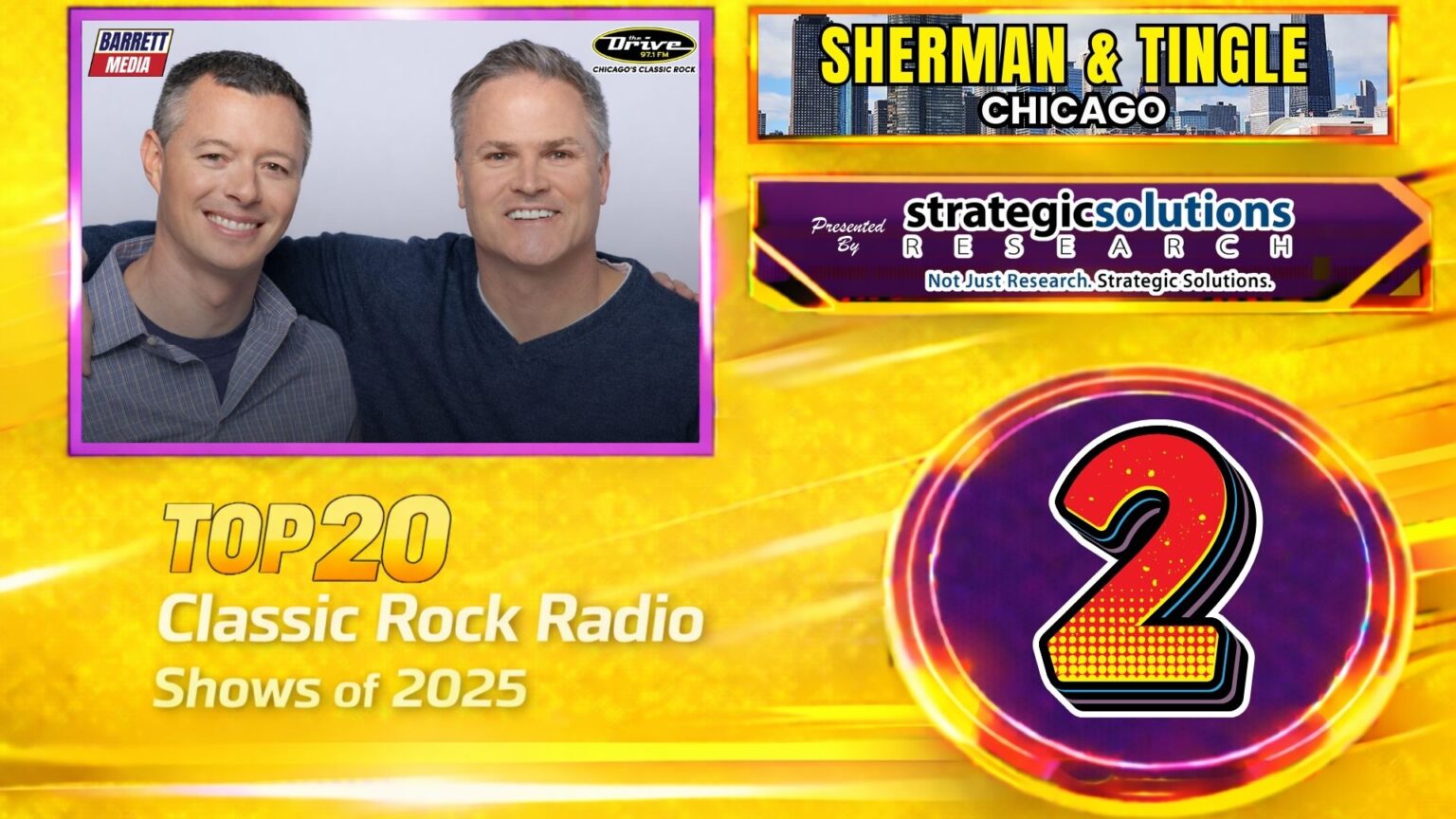 Barrett Media’s Top 20 Classic Rock Radio Shows of 2025 - Barrett Media