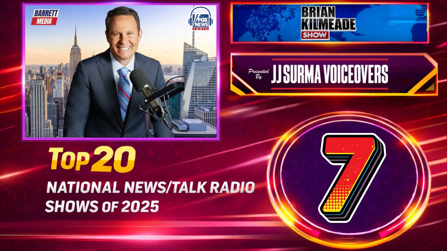 Barrett Media's Top 20 National News/Talk Radio Shows of 2025 - Barrett ...