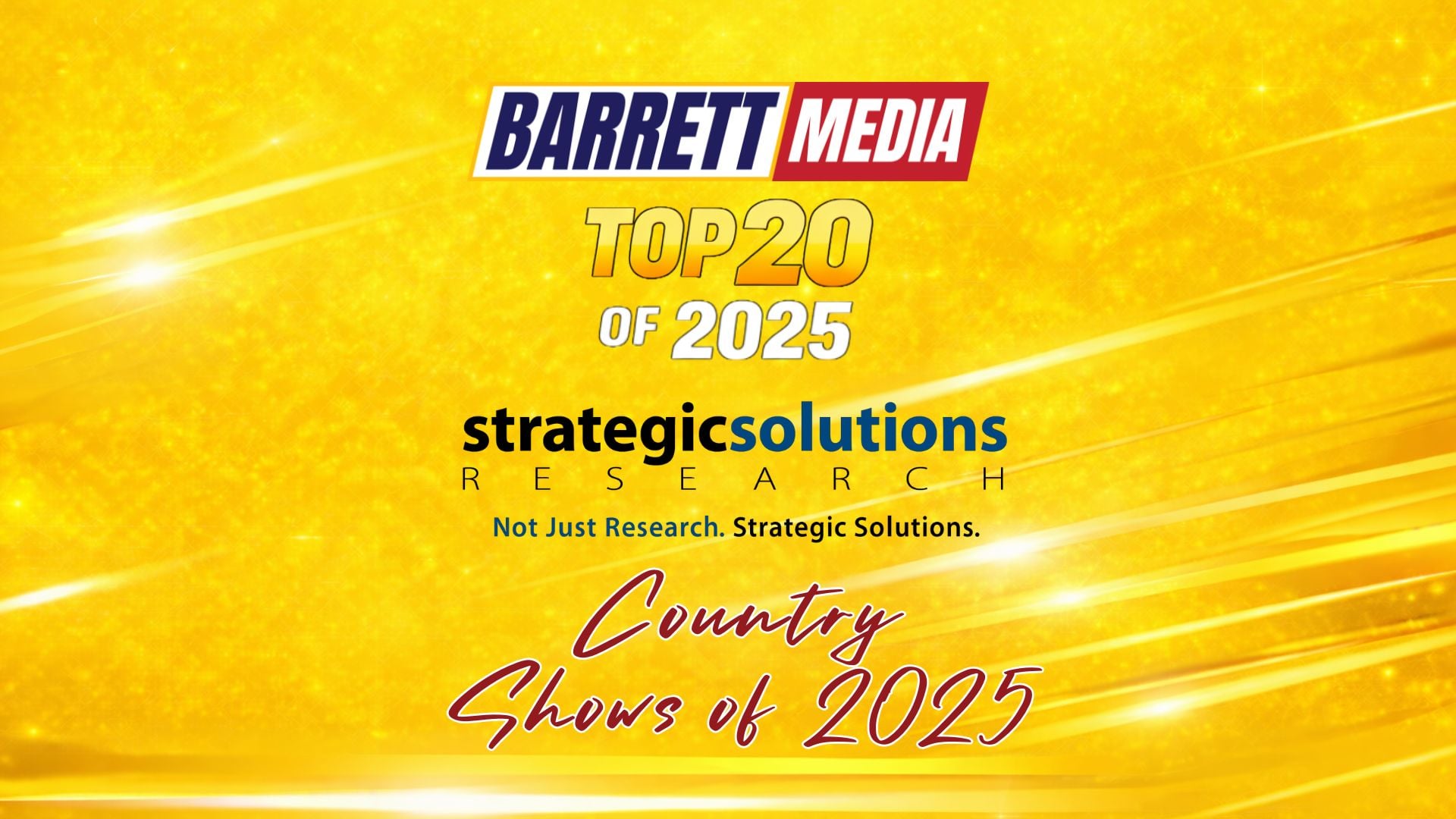 Barrett Media’s Top 20 Country Radio Shows of 2025 - Barrett Media