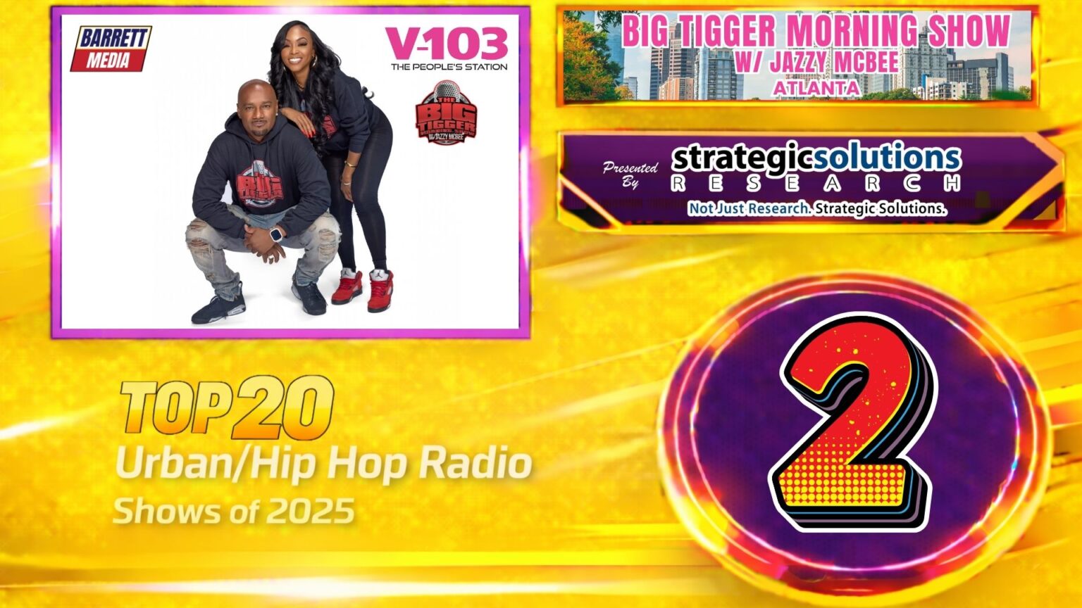 Barrett Media’s Top 20 Urban/Hip Hop Radio Shows of 2025 - Barrett Media