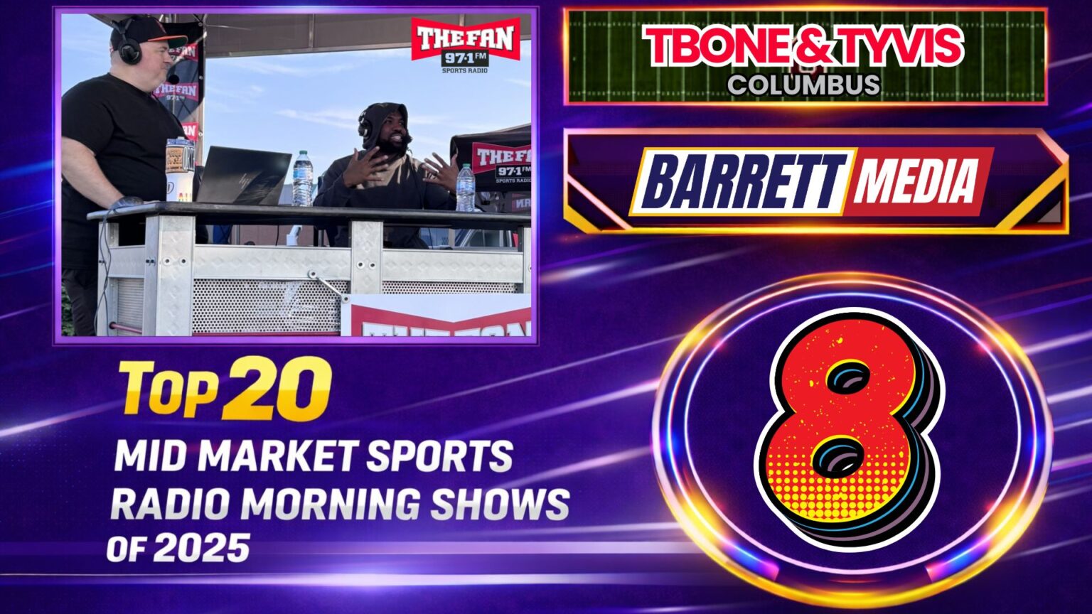 Barrett Media’s Top 20 Mid Market Sports Radio Morning Shows of 2025 ...